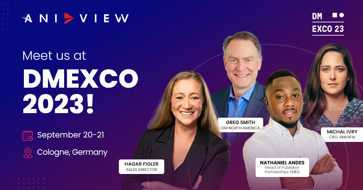 Dmexco 2023 - Video Advertising and Monetization Solutions | Aniview